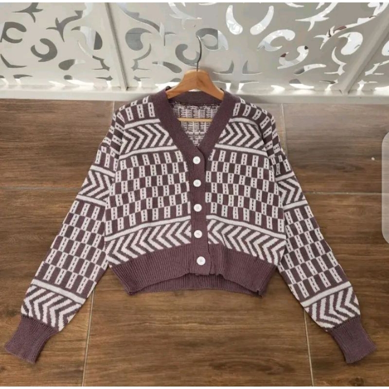 Jual cacao cardi | cardigan motif lucu | Shopee Indonesia