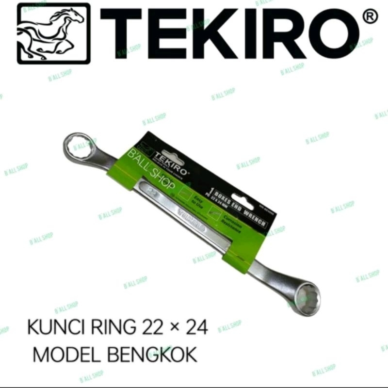 Jual Kunci Ring 22 x 24 Tekiro Model Bengkok | Shopee Indonesia
