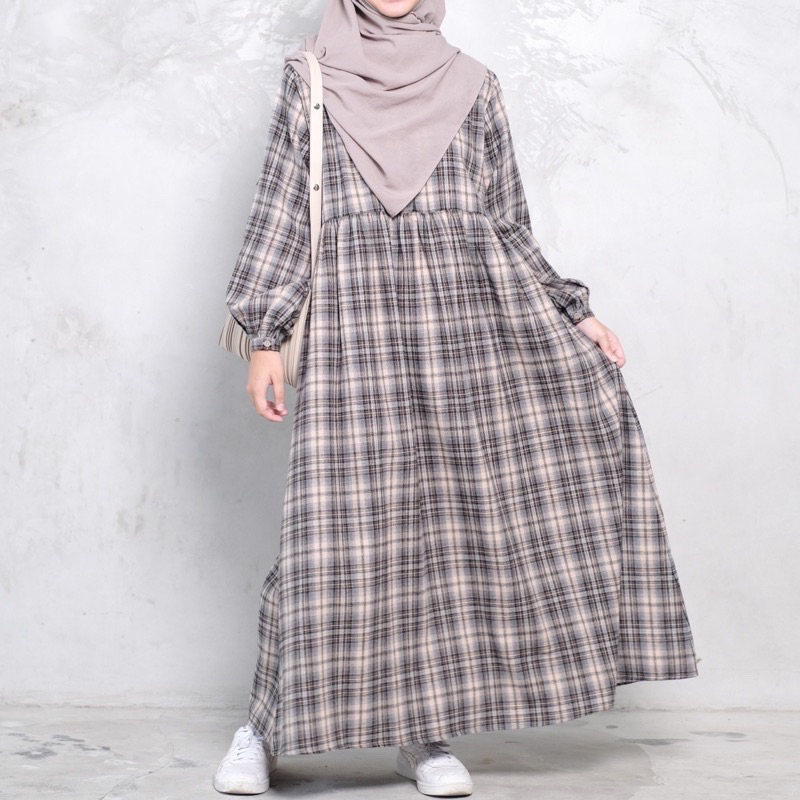 Jual Safea Flanel Dress | Shopee Indonesia