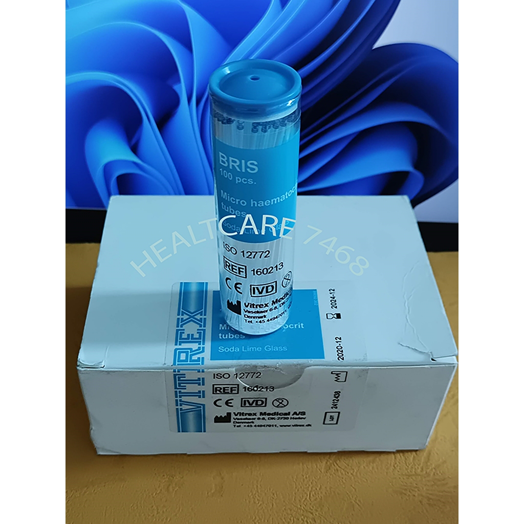 Jual VITREX Micro Haematocrit / Tabung Hematokrit Mikro Kapiler Plain ...