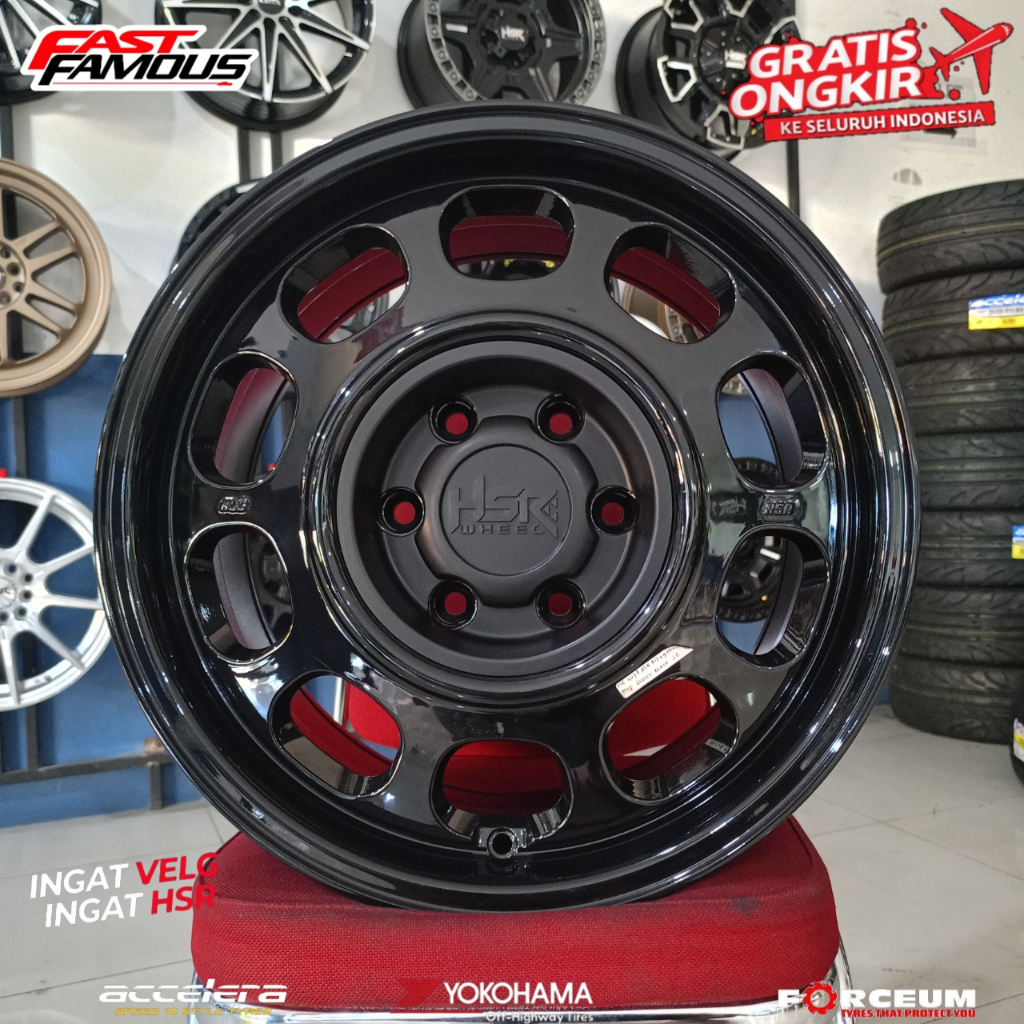 Jual Velg mobil ring 17 baut 6x139,7 lebar 9 rata hsr wheel type klg bisa untuk offroad | Shopee ...