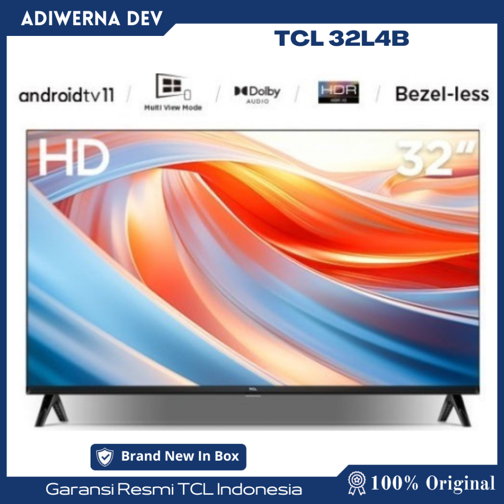 Jual TCL 32 Inch Smart TV - Android 11 - HD - Dolby Audio - Google Play ...