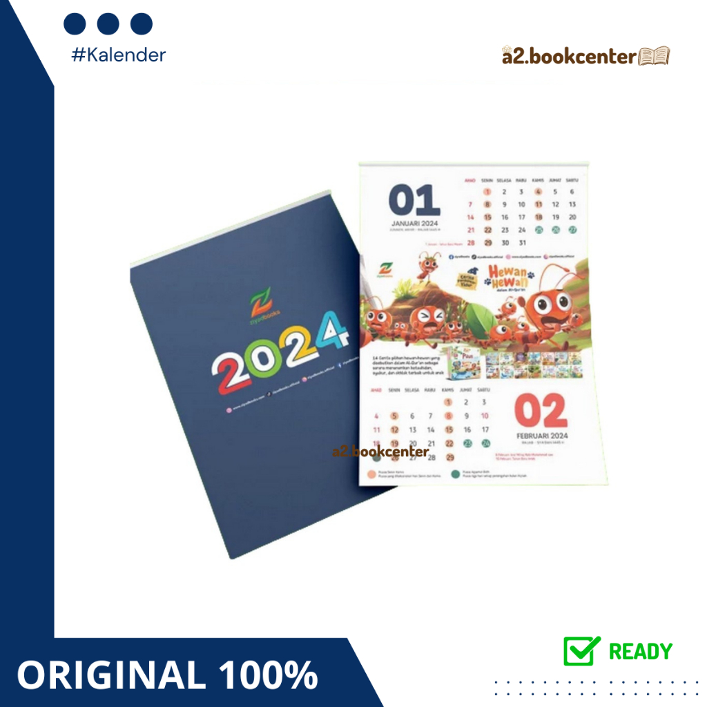 Jual [ABC] Kalender Dinding 2024 - Ziyad Books | Shopee Indonesia