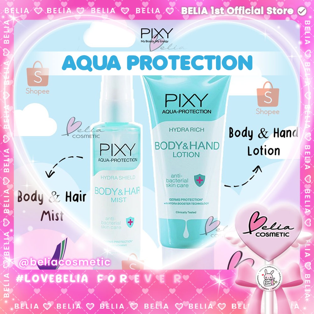 Jual BELIA PIXY Aqua Protection Hydra Shield Body & Hair Mist | Hydra ...