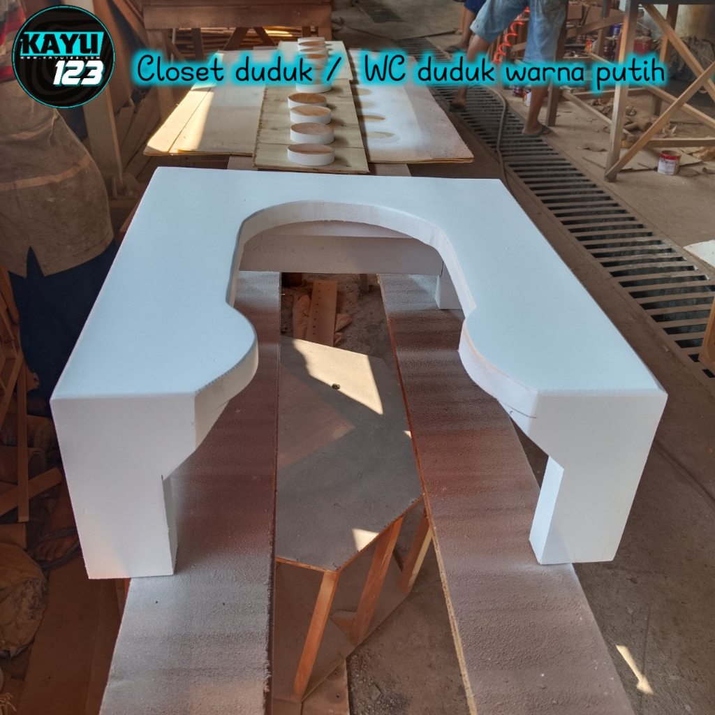 Jual WC Duduk Portable WC Duduk Kursi kloset Duduk Kursi Pup U 45x40x30 ...