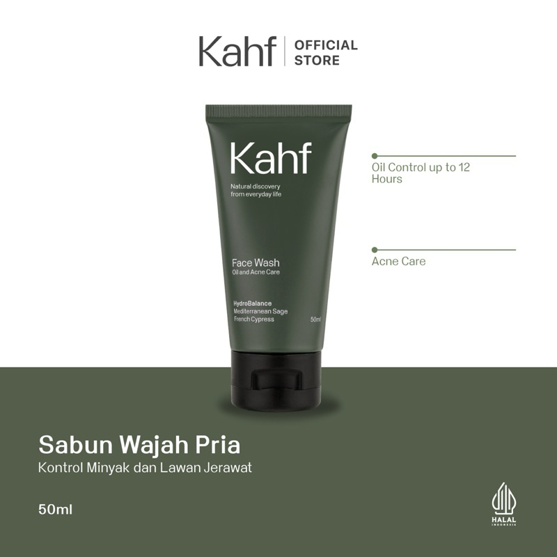 Jual KAHF FACIAL WASH | KAHF SABUN CUCI MUKA 50ML | Shopee Indonesia