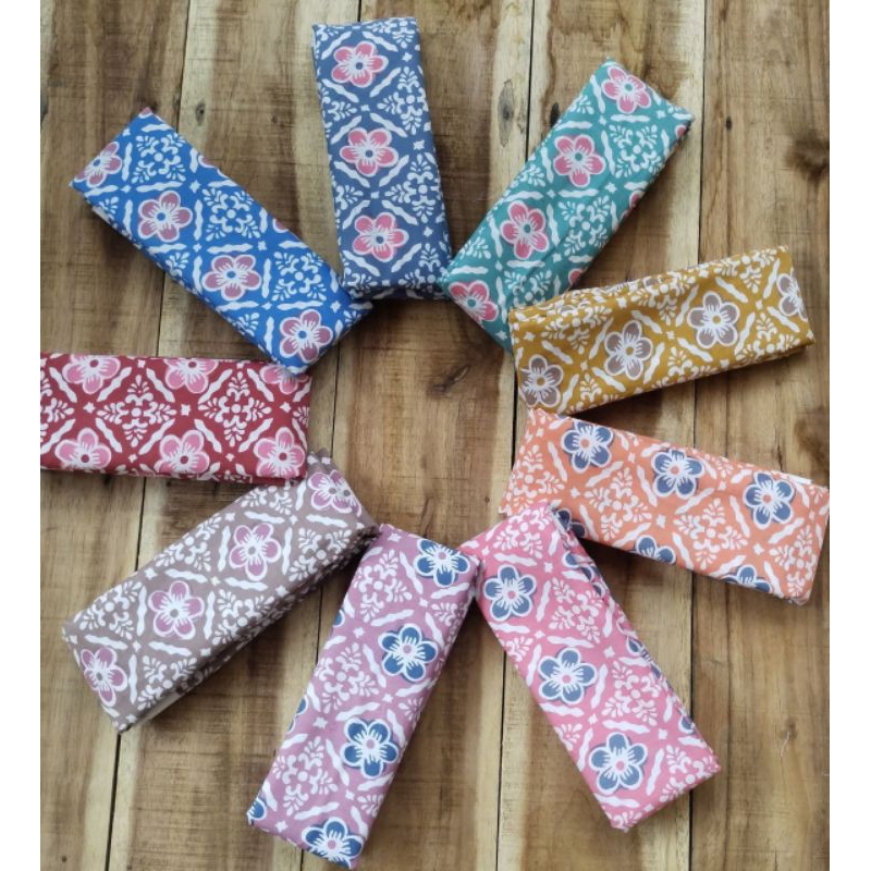 Jual kain teteron rayon motif bunga soft | Shopee Indonesia