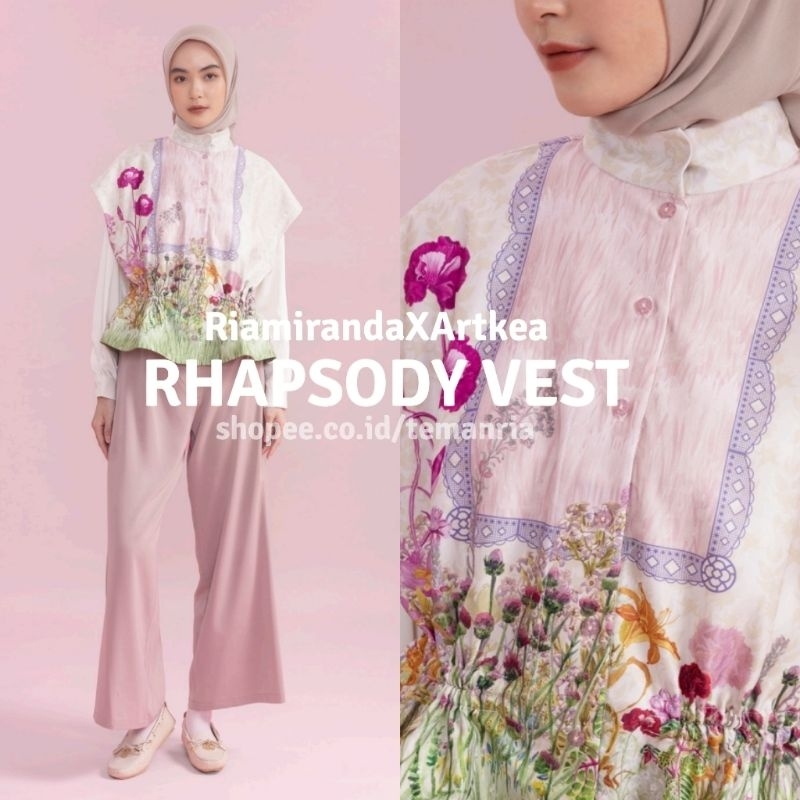 Jual RHAPSODY VEST Riamiranda X ARTKEA | Shopee Indonesia
