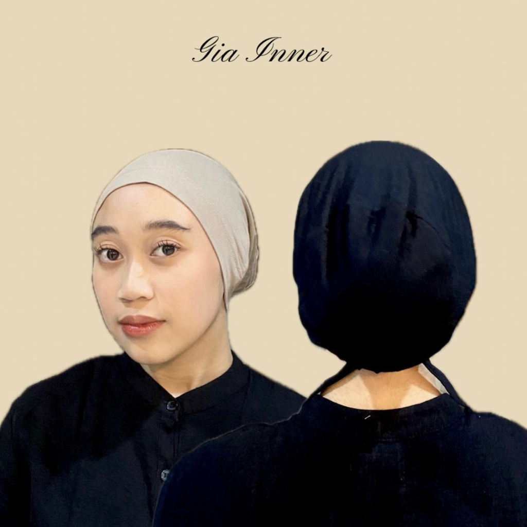 Jual Gia Rayon Tencel Inner — Ciput Tali — Hijab Undercaps | Shopee ...