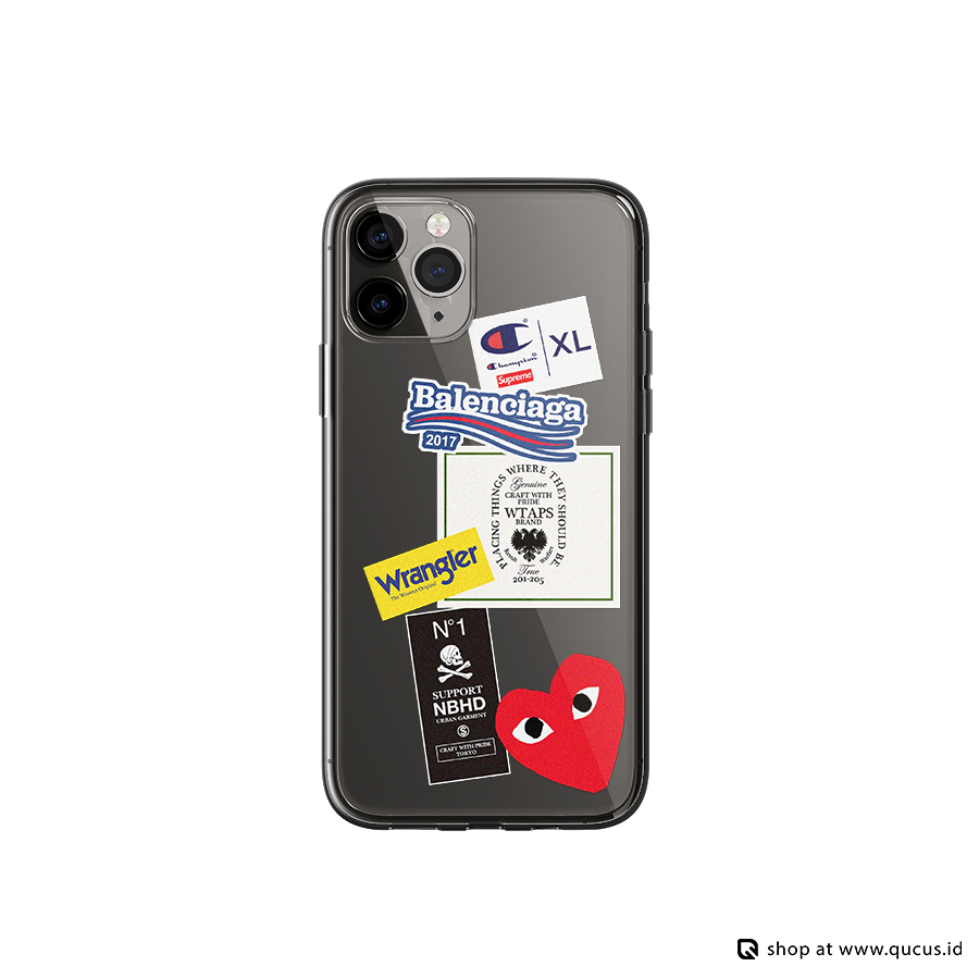 Jual iPhone Case Streetwear Label V2 by Qucus, Ready semua Seri iPhone ...