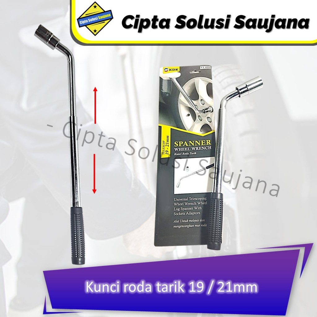 Jual KDK KUNCI RODA TARIK GAGANG KUNCI GANTI BAN BUKA MUR BAUT BAN ...