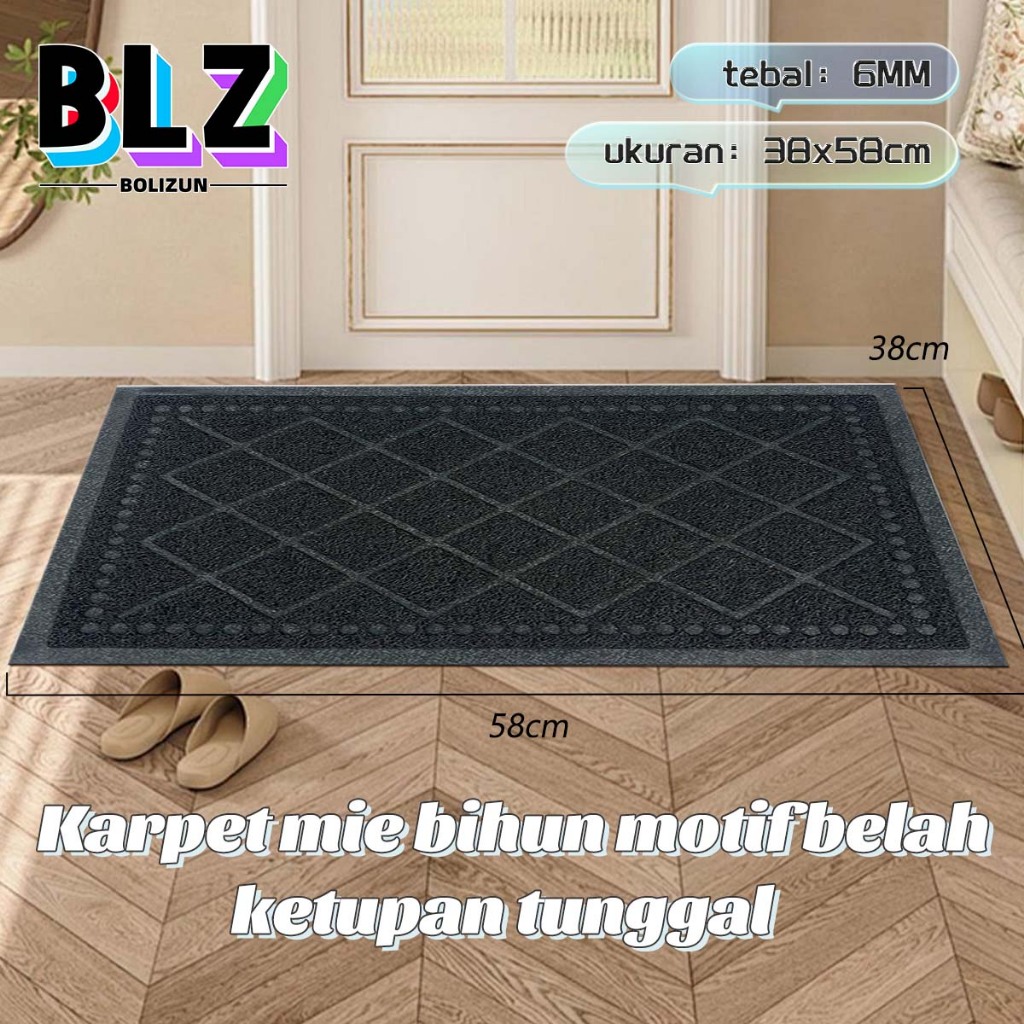 Jual BOLIZUN Keset Karpet Anti Slip PVC Mie Bihun 38X58cm Keset motif ...