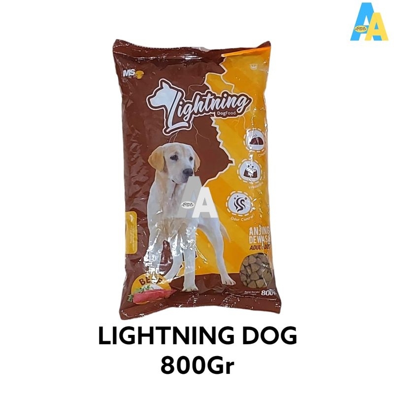 Jual LIGHTNING DOG 800Gr Makanan Anjing Freshpack | Shopee Indonesia