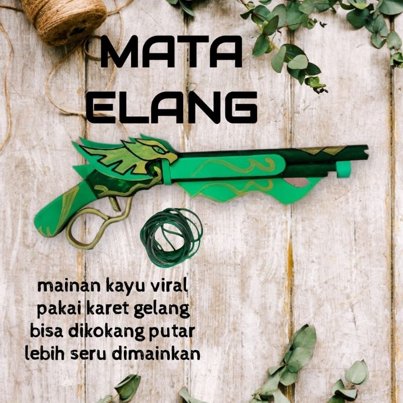 Jual mainan sg kayu m1887 mata elang | Shopee Indonesia
