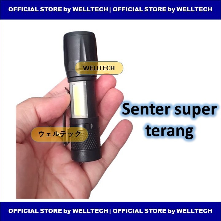 Jual Senter kecil super terang 3 mode cahaya murah | Shopee Indonesia
