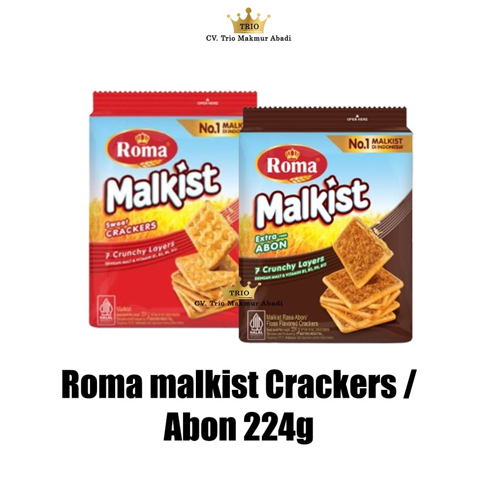 Jual Roma Malkis Crackers / Abon 224g | Shopee Indonesia