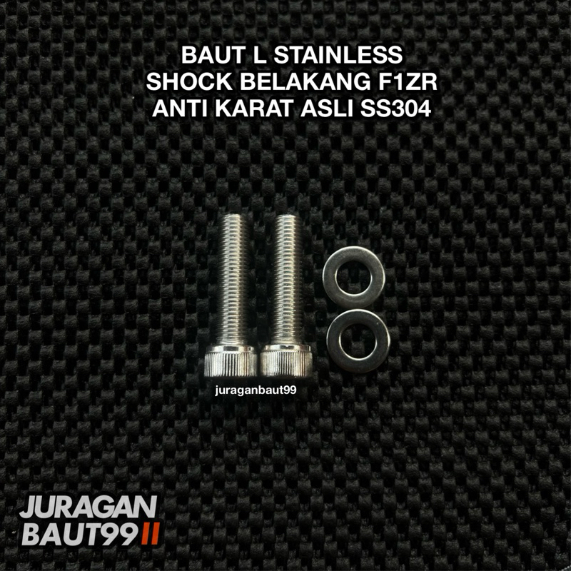 Jual BAUT L STAINLESS SHOCK BELAKANG FIZ R F1Z FIZR FORCE1 POSWAN ...