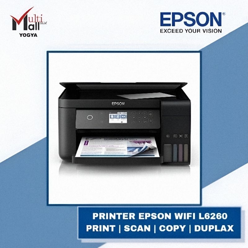Jual Epson Printer L6260 Print Scan Copy WiFi Duplex Borderless Printer ...