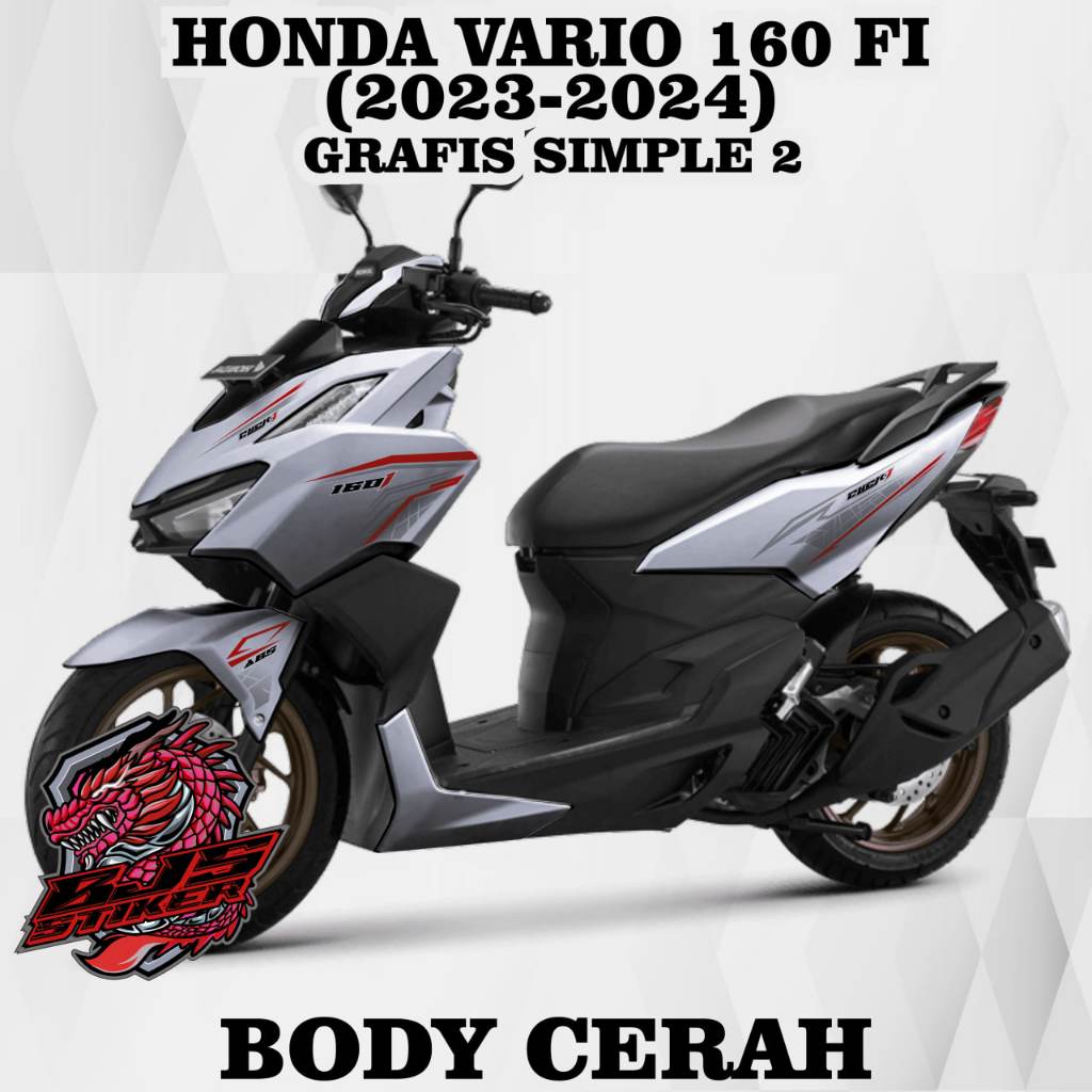Jual [COD] stiker sticker striping honda vario 160 NEW 2023-2024 simple ...