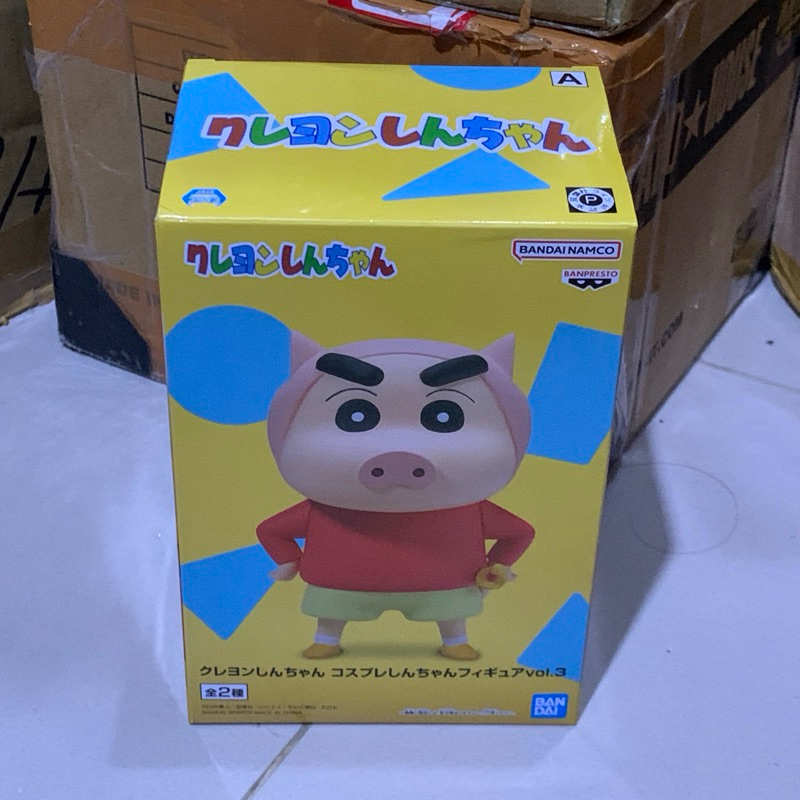 Jual Banpresto Crayon Shinchan Three Little Pigs Cosplay Figure Vol. 3A ...