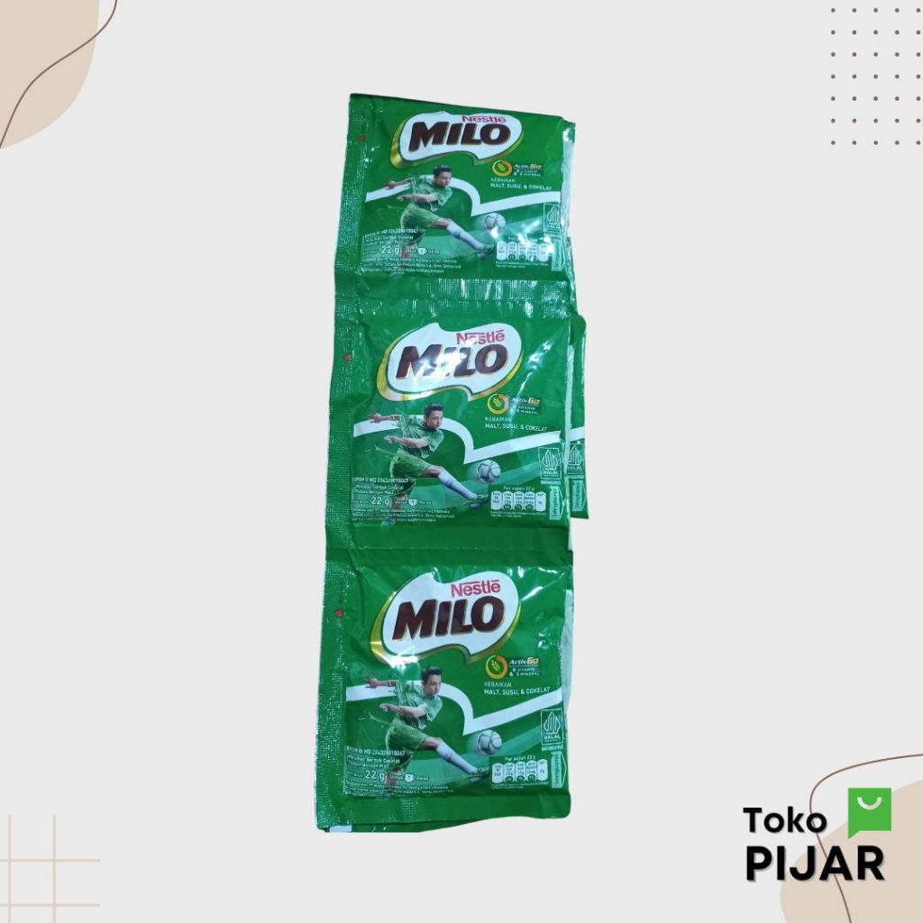 Jual NESTLE MILO Activ-Go kemasan renceng isi 10 sachet 22gr | Shopee ...