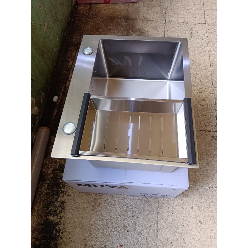 Jual Kitchen sink MUYA 5040 S / Kitchen sink muya 50 x 40 s | Shopee ...