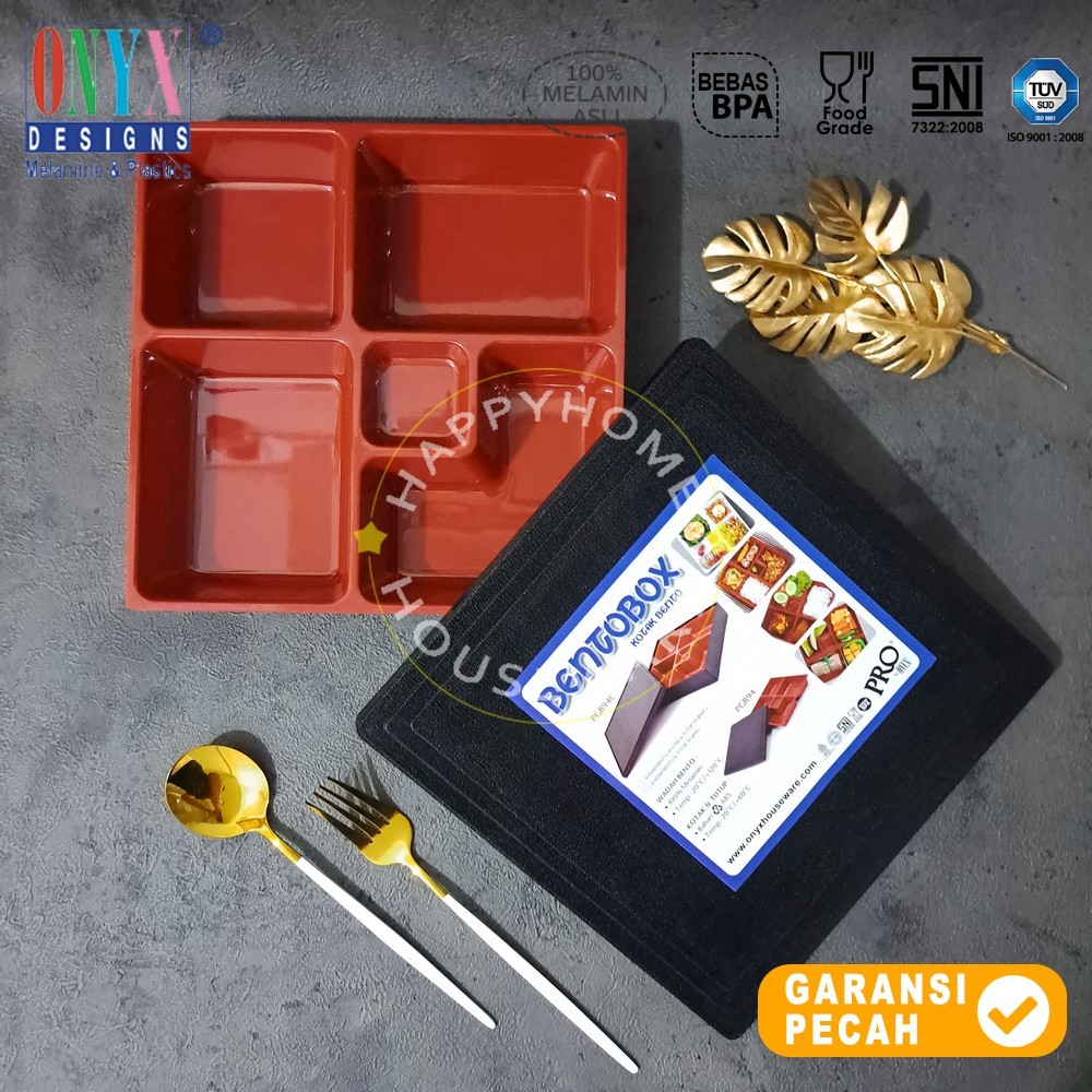 Jual ONYX Bento Box Wadah Sekat 9,4in Kotak Bento Japan Series Tanpa ...