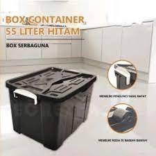 Jual Smart Storage Container Nobu Box 55 Liter - HITAM | Shopee Indonesia