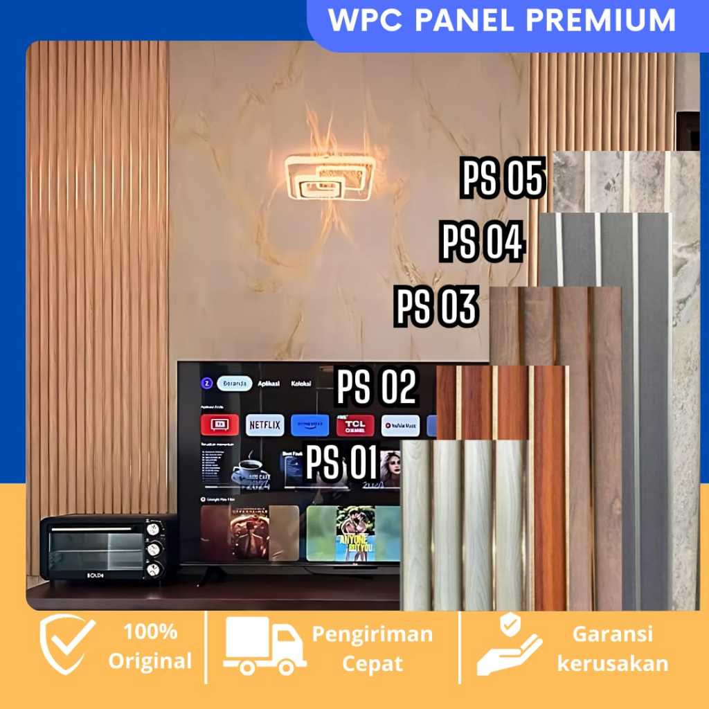 Jual WPC PANEL (PREMIUM) Panjang 3 Meter dan 1 Meter/Wpc Panel ...