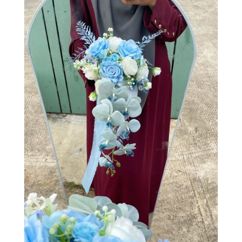 Jual RUBY CASCADE WATERFALL DREAMY PRINCESS DIANA CINDERELLA FAUX ...