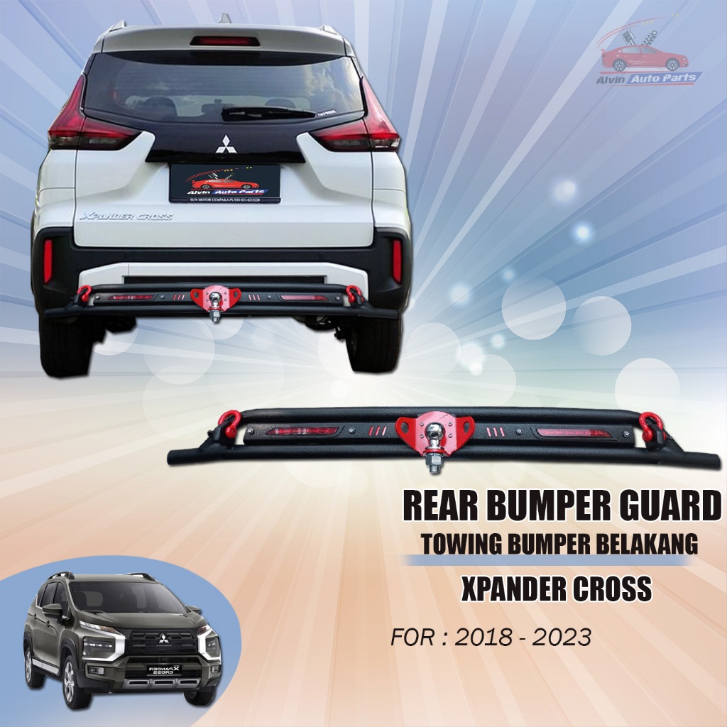 Jual PAKET TANDUK TOWING XPANDER CROSS 2023 / PAKET PENGAMAN BUMPER ...