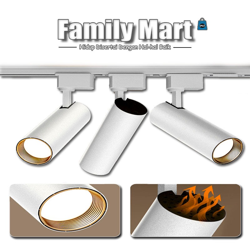 Jual Family Mart LAMPU RELL TRACK LED SOROT LAMPU SOROT TRACKLIGHT REL ...