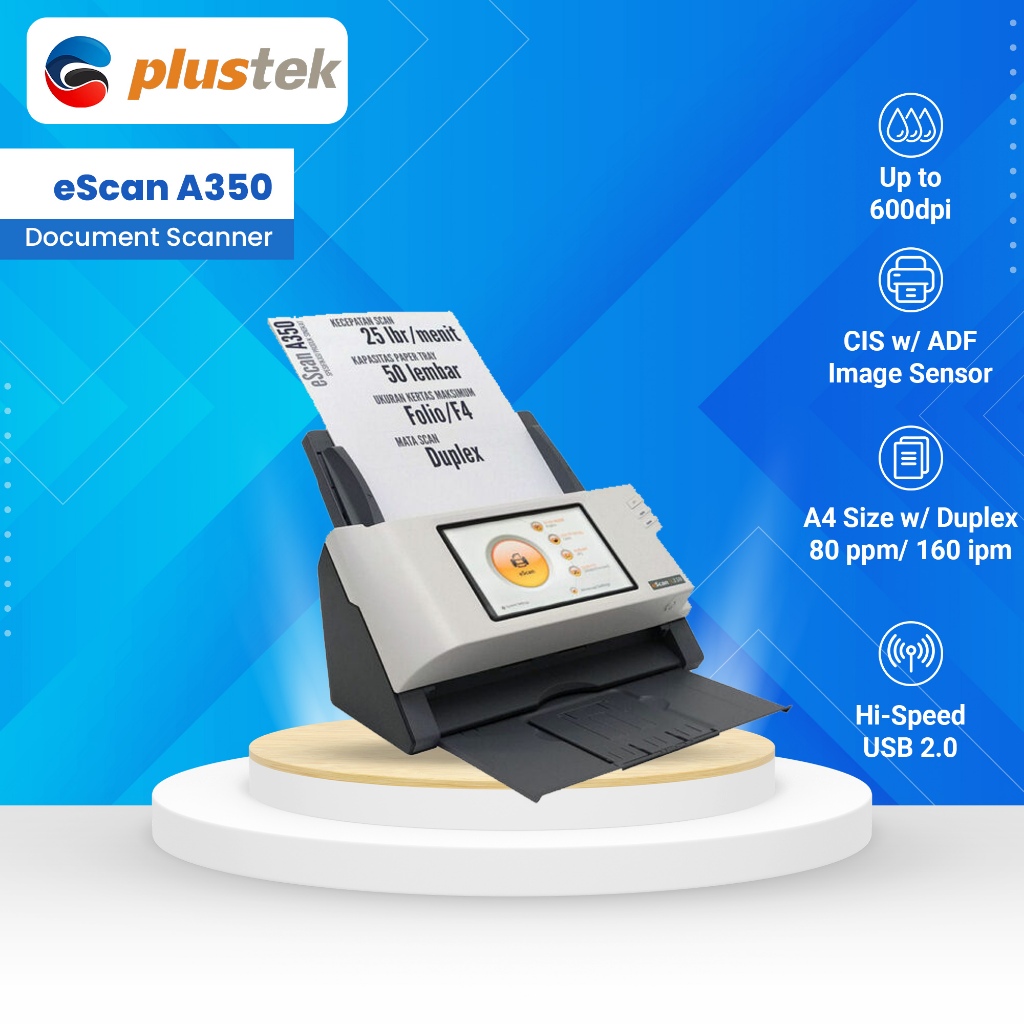 Jual PLUSTEK Scanner eScan A350 Wifi-Network | Shopee Indonesia