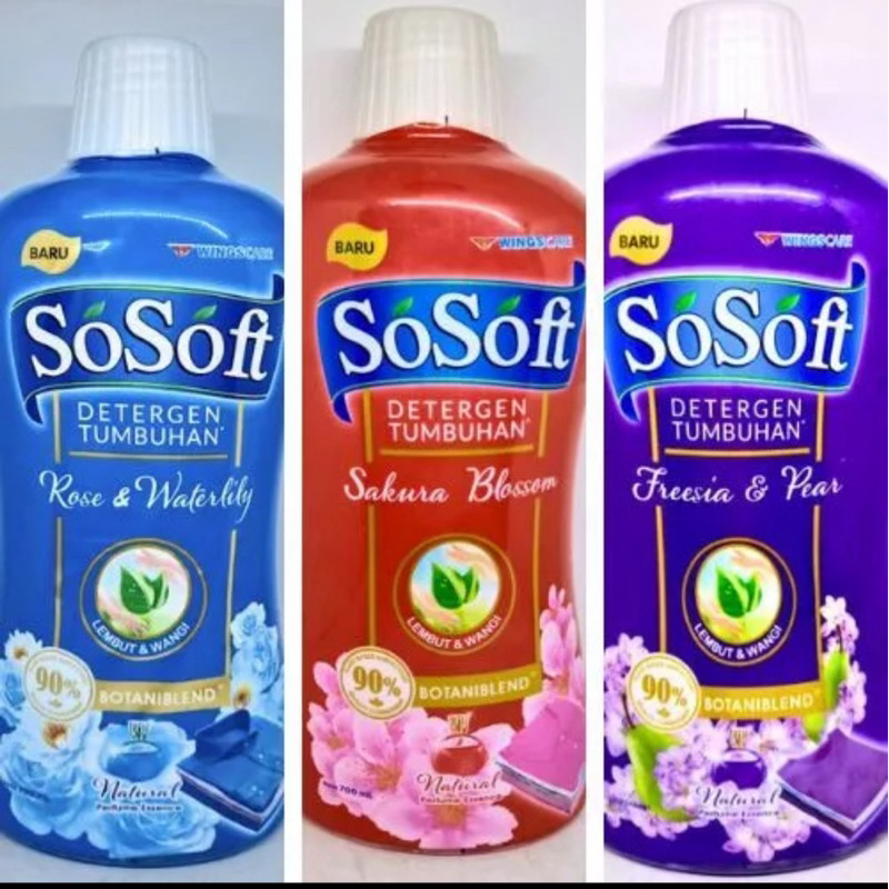 Jual SOSOFT Deterjen Cair 700 ml | Shopee Indonesia
