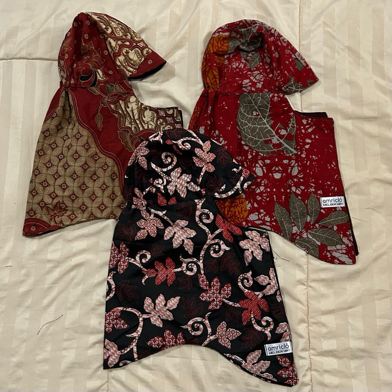 Jual MOTIF BATIK (PAKET 3) TOPI MANCING KERPUS PROYEK WELDING PELINDUNG ...