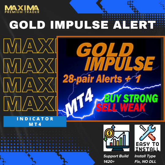 Jual Indicator GOLD Impulse with Alert MT4 v1.1 - NODLL | Shopee Indonesia