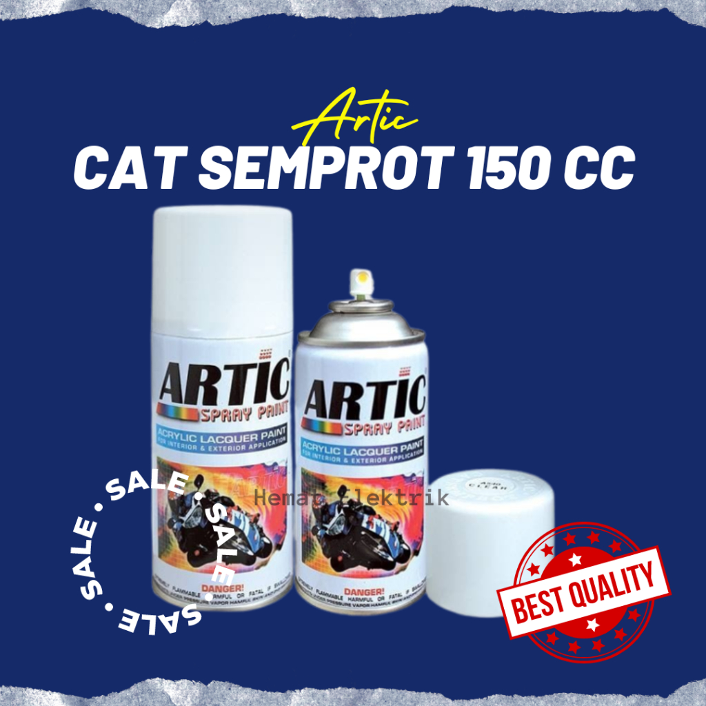 Jual Pilox Cat Semprot Pilok Artic Warna Putih Hitam Standard 150 cc ...