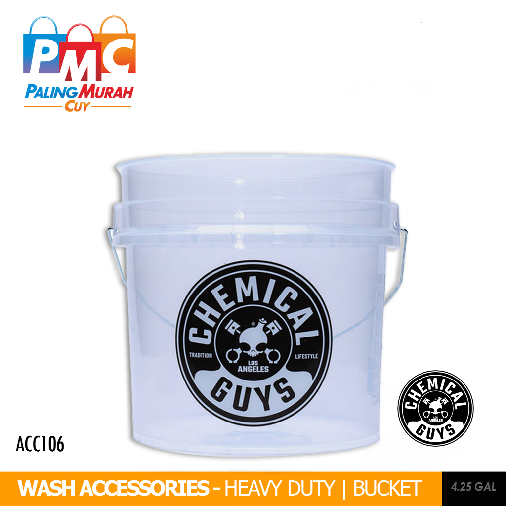 Jual Chemical Guys - Heavy Duty Ultra Detailing Bucket Ember Cuci 4.25 ...