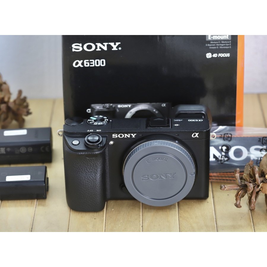 Jual SONY A6300 BODY ONLY FULLSET B179 + Lensa Kit 16-50mm | Shopee ...