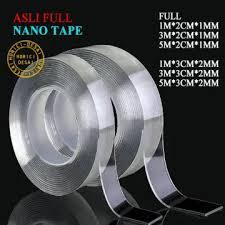 Jual DOUBLE TAPE NANO SUPER LENGKET / DOUBLE TAPE BENING / LAKBAN ...