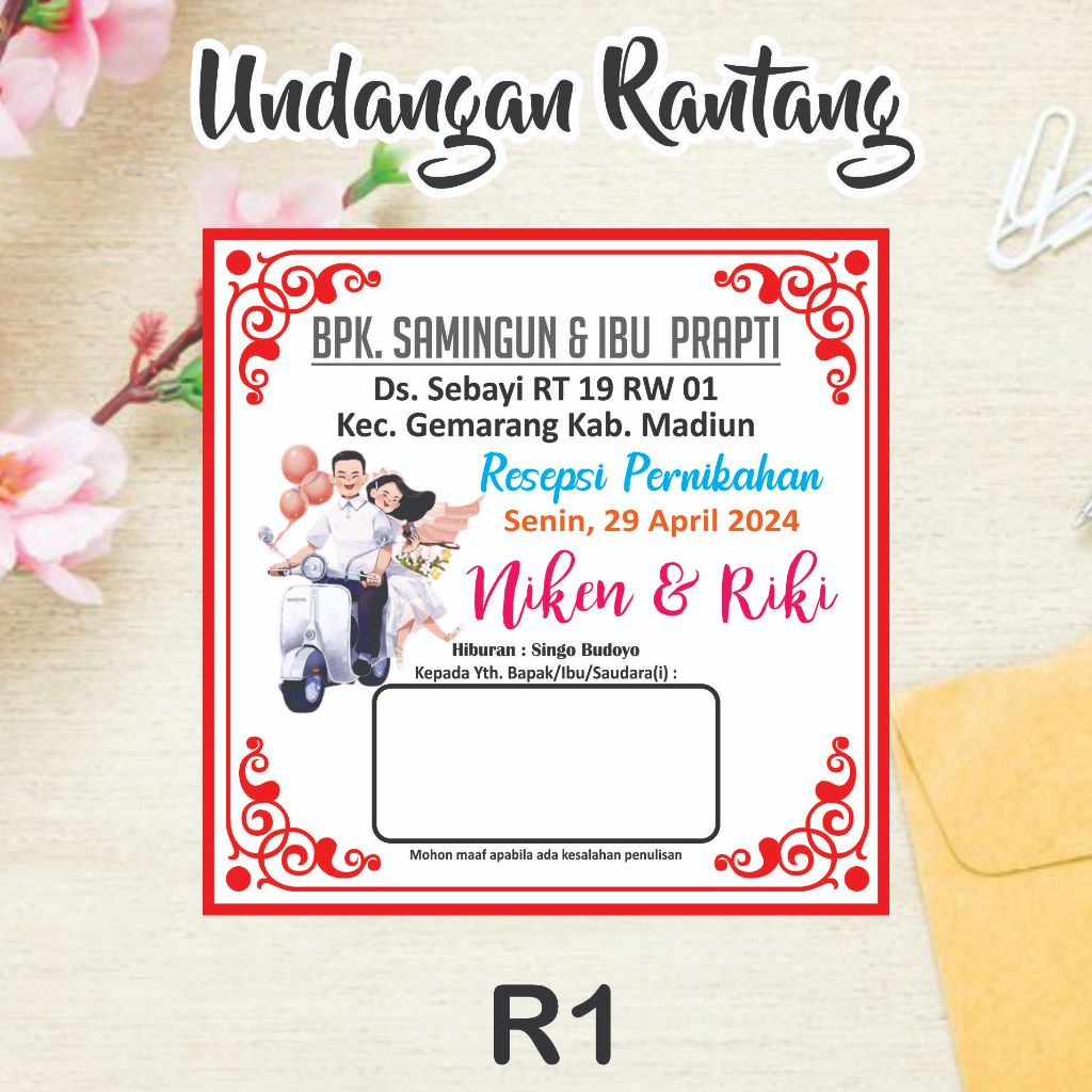 Jual UNDANGAN TONJOKAN UNDANGAN PUNJUNGAN SOROGAN UNDANGAN NASI KOTAK ...