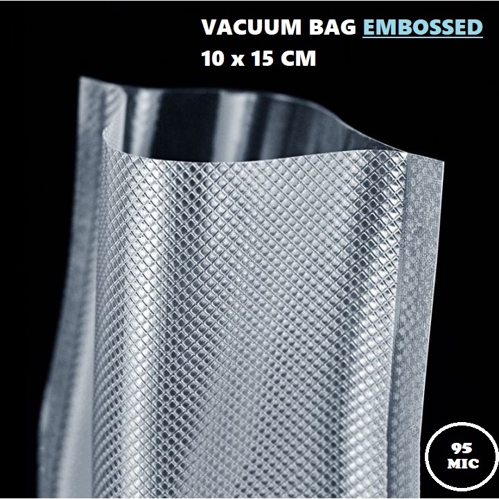 Jual (100 pcs) PLASTIK VAKUM BAG VACUUM EMBOSS EMBOSSED FOOD GRADE ...