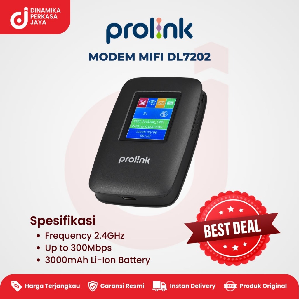 Jual Prolink Modem Mifi DL-7202L Unlock All Jarigan Semua Kartu ...