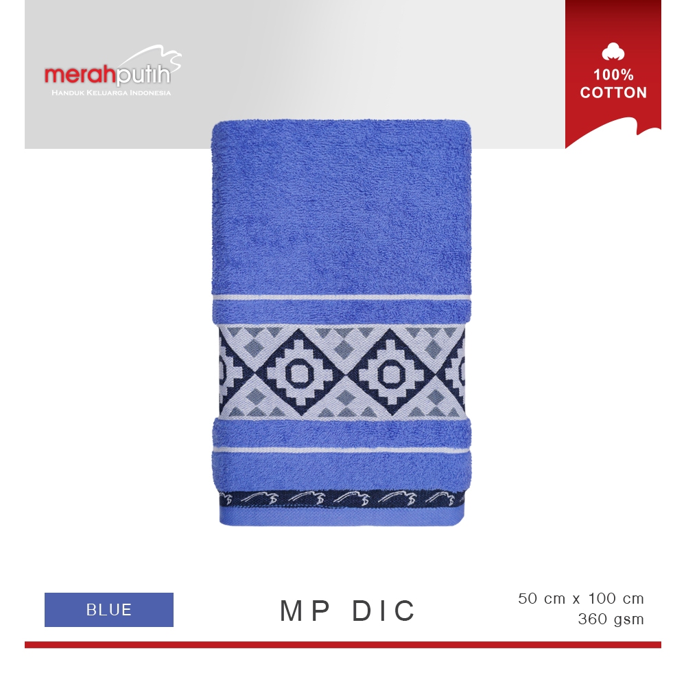 Jual Handuk Merah Putih DIC 50 x 100cm / Handuk Mandi / Handuk Travel ...