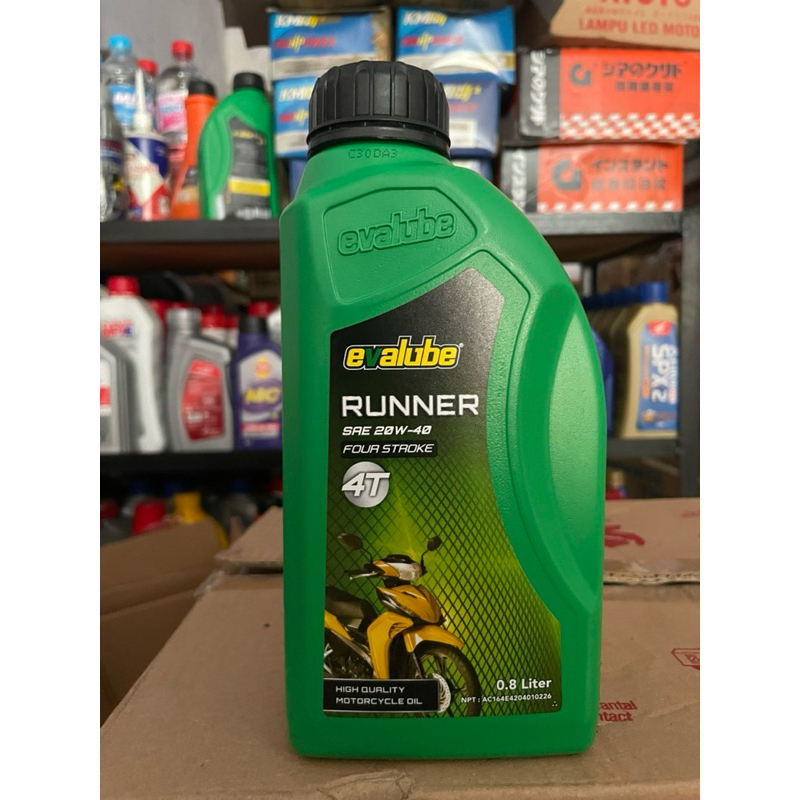 Jual Oli Motor Evalube Runner 20W-40 (0,8L) | Shopee Indonesia