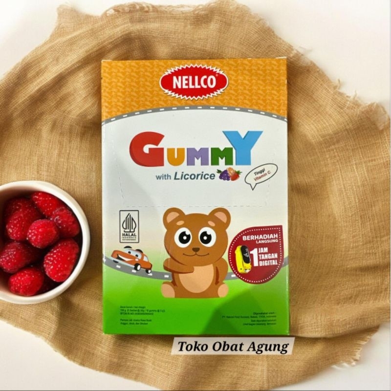 Jual Nellco Gummy With Licorice FREE JAM TANGAN DIGITAL. Obat batuk ...