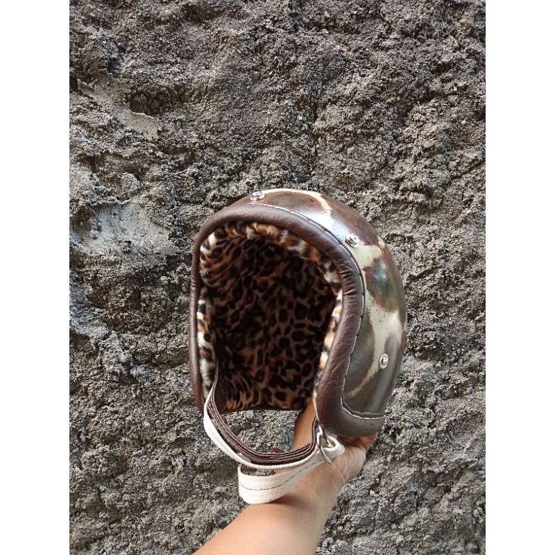 Jual helm slim head 500tx ,Chopper, vespa, helm custom, vintage ...