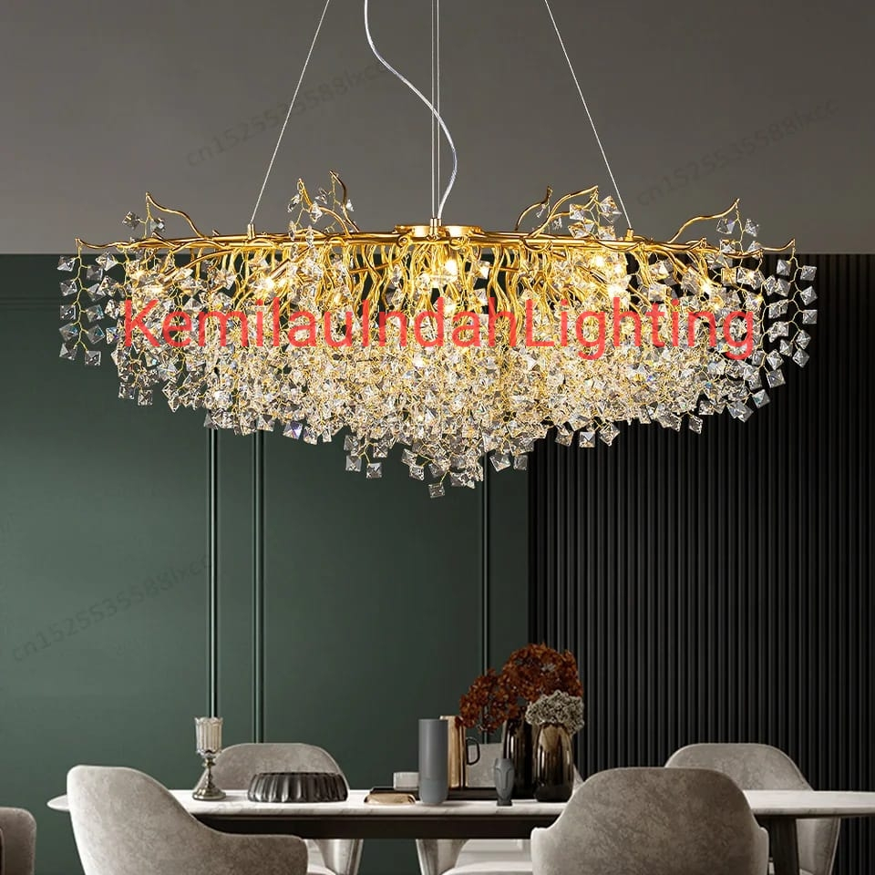 Jual SL80299/1500 LAMPU HIAS GANTUNG PLAFON MEWAH ELEGAN KRISTAL ...