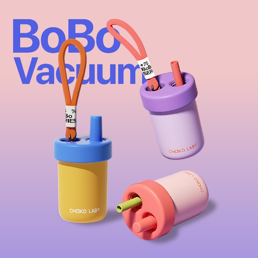 Jual CHAKO LAB Bobo Vacuum Cup Insulated Thermos 485ml - Pastel Color ...