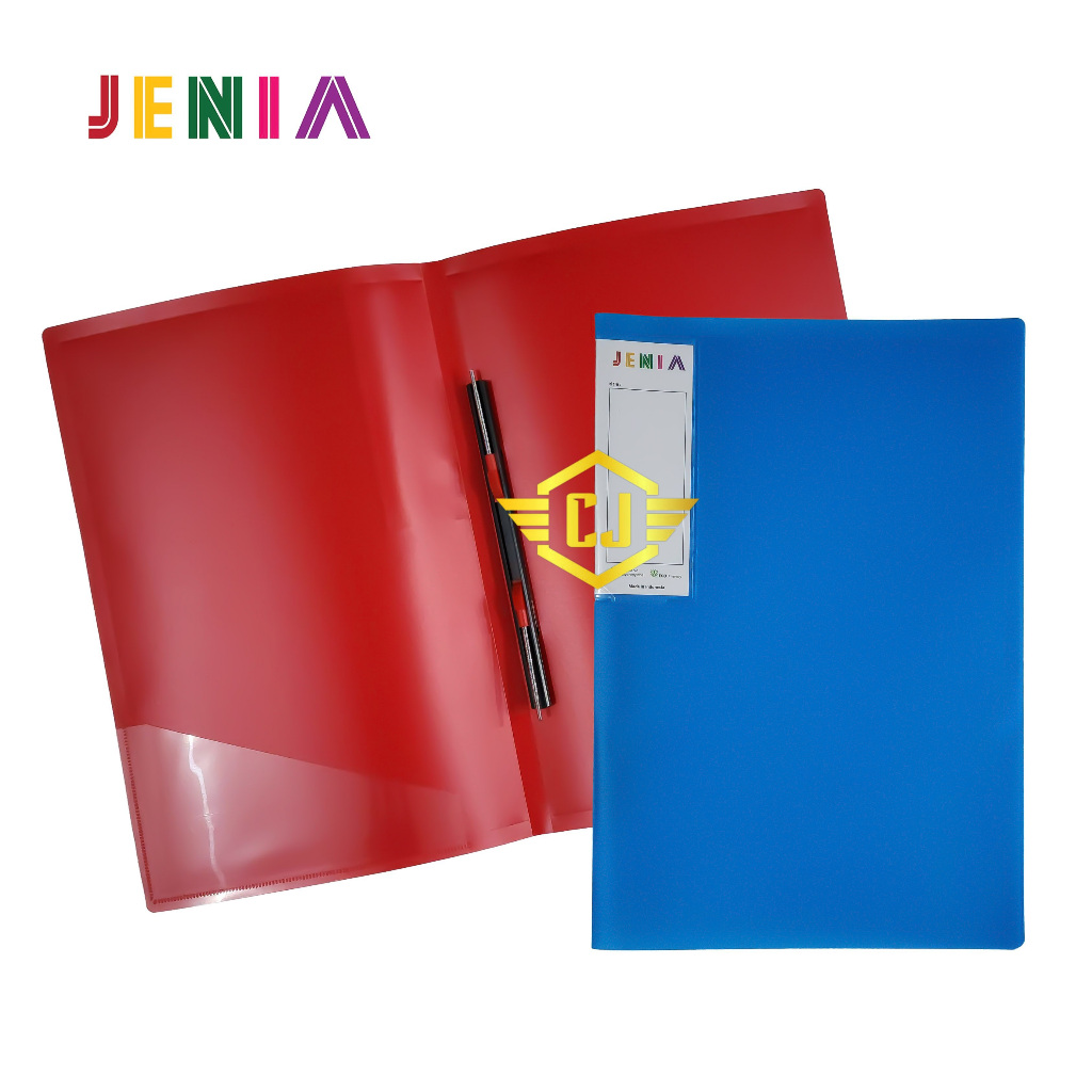Jual 1 LSN / 12 Pcs Spring File Jenia Map Plastik Snelhecter FC Folio ...